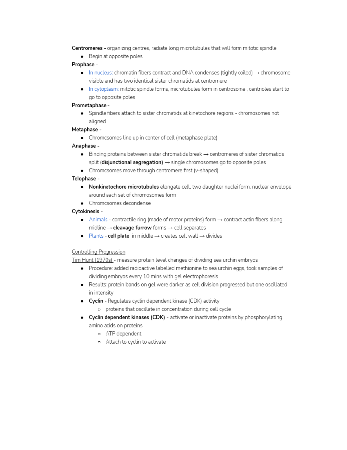 Bio 1A03 lecture module notes 2020-2021 - Bio 1A03 - McMaster - Studocu