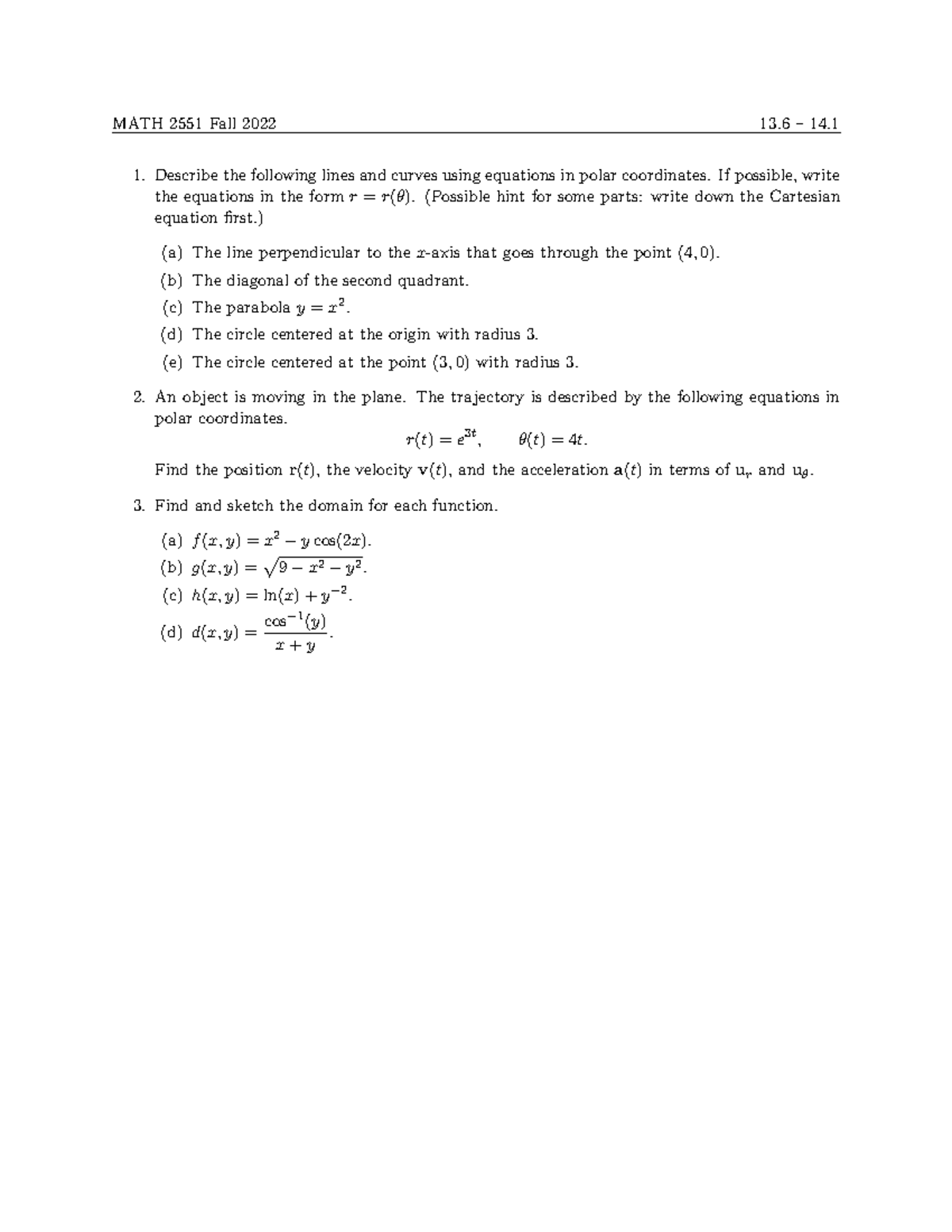 WS6 13 - Multivariable calculus is a branch of calculus that deals with ...