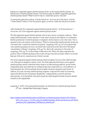 Week two Assignment - Integrative Process Sheet - (Make a list of ...