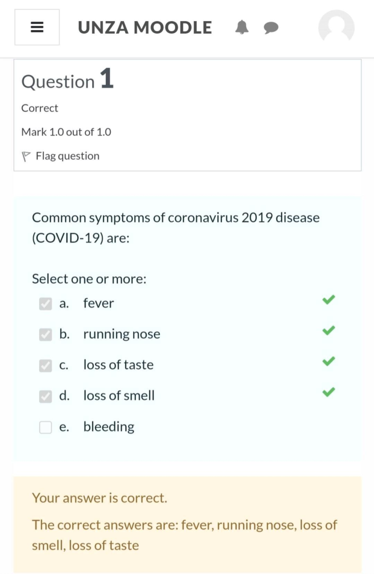 Virology Test (Prof Munsaka) - QuestionI Correct Mark 1 out of 1. V ...