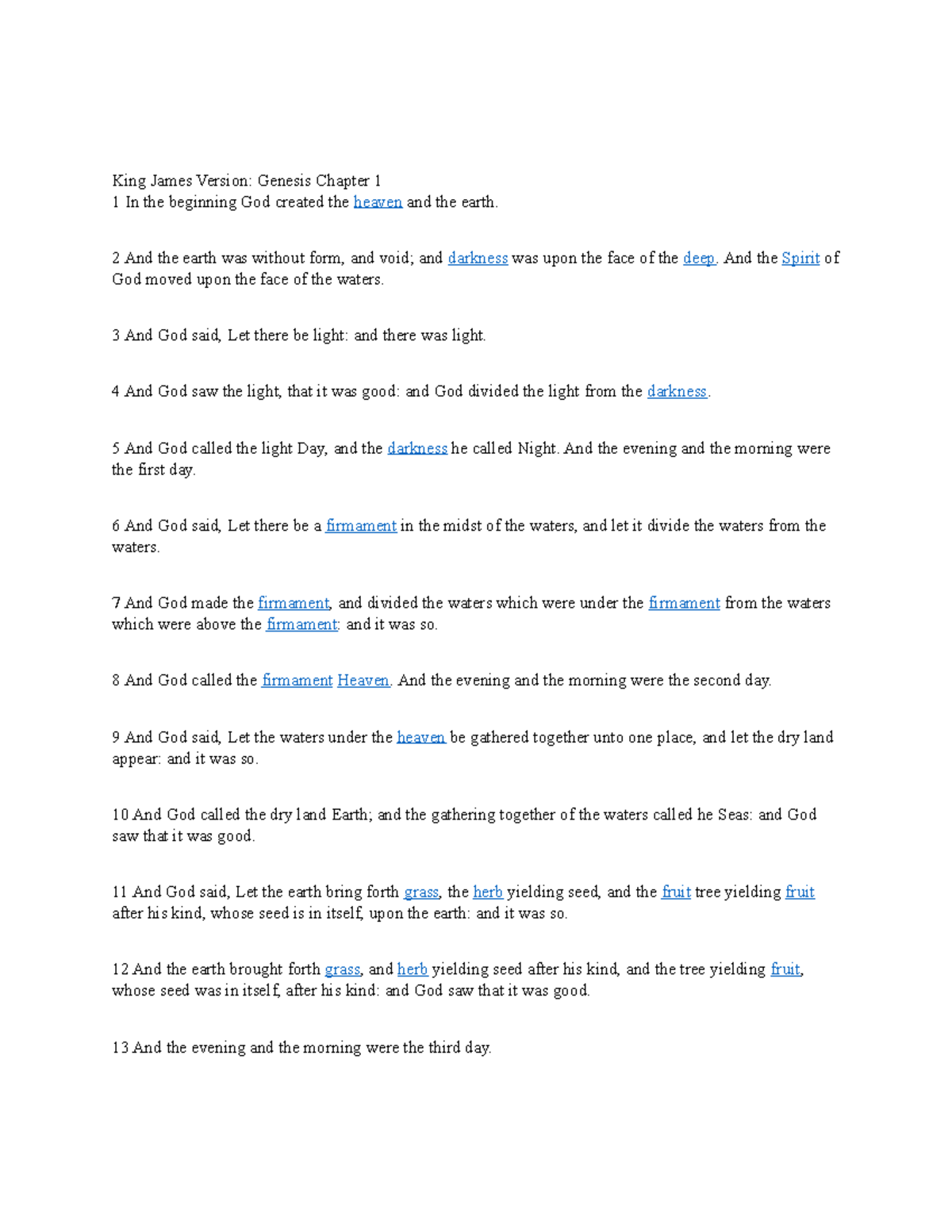 Sacred text exploration notes - King James Version: Genesis Chapter 11 ...