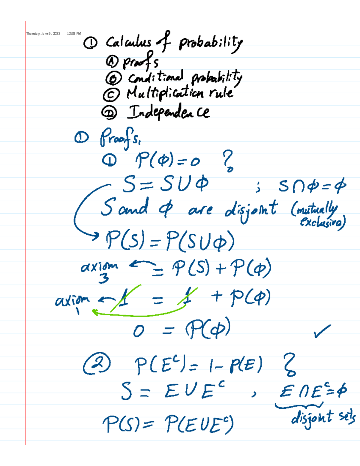 04- Class notes 6-9-22 - MATH 4337 - dŚƵƌƐĚĂLJ͕ :ƵŶĞ ε͕ ϮϬϮϮ ϭϮ͗ρΘ WD ...