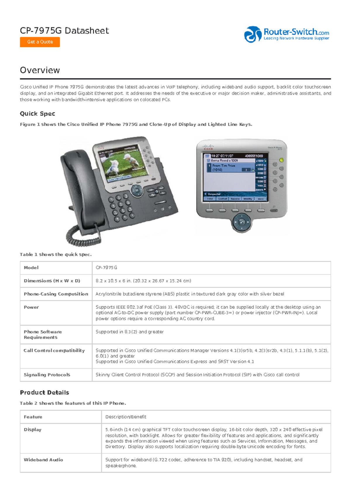 Cp-7975g-datasheet - fsdgsfdg - CP-7975G Datasheet Get a Quote Overview ...