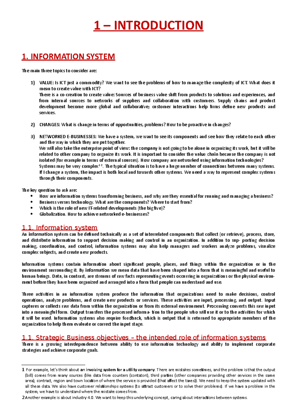 1V-Introduction digital technology - 1 – INTRODUCTION 1. INFORMATION ...