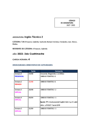 2C-2023- Cuadernillo- Ingles-2-pp-84-86 - INTEGRATED PRACTICE 1 a) In ...