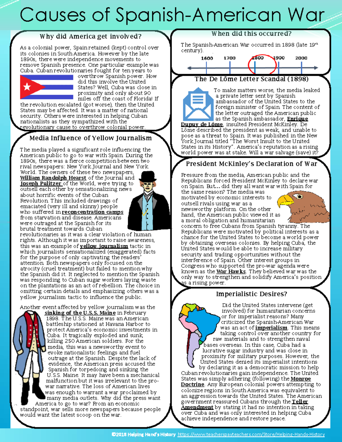 AH Causesof Spanish American War Answers - Why did America get involved ...