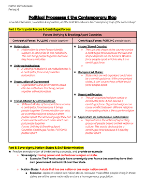 AP Human Geography - AP Human Geography Topic 6 Cities and ...
