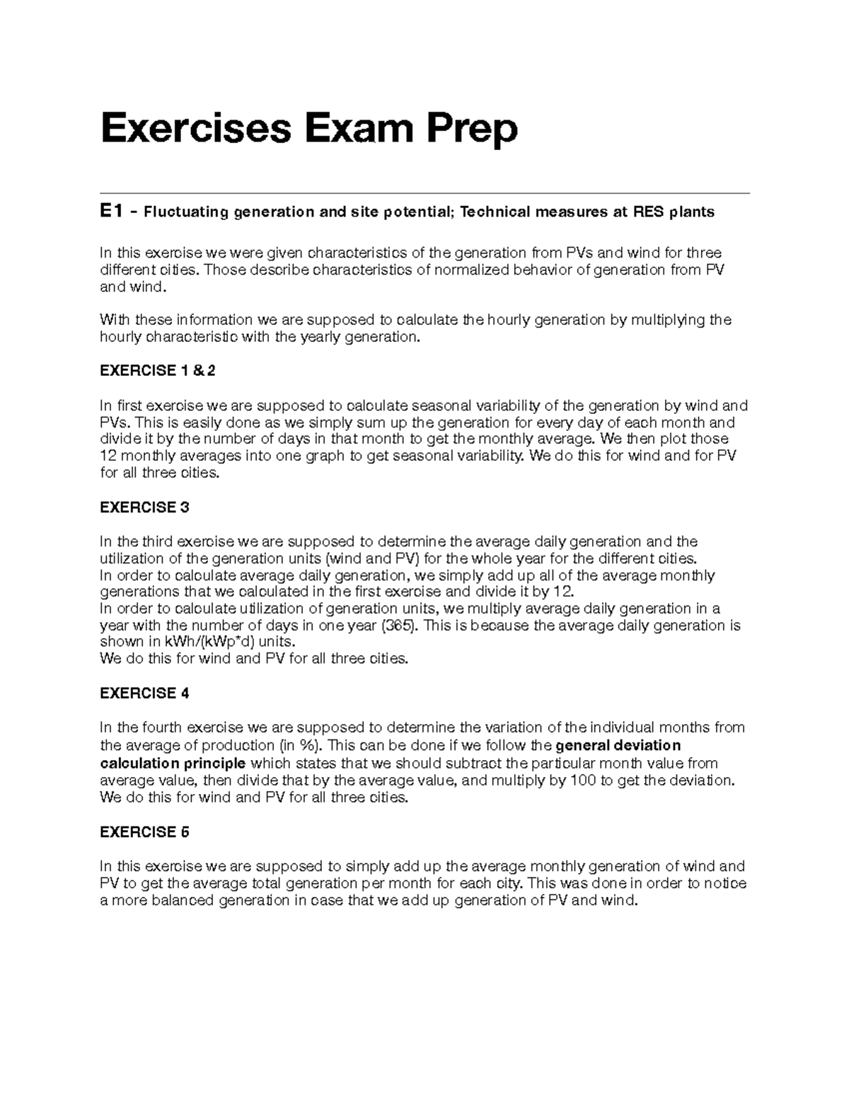 IRE Exercises Exam Prep - Exercises Exam Prep E1 - Fluctuating ...