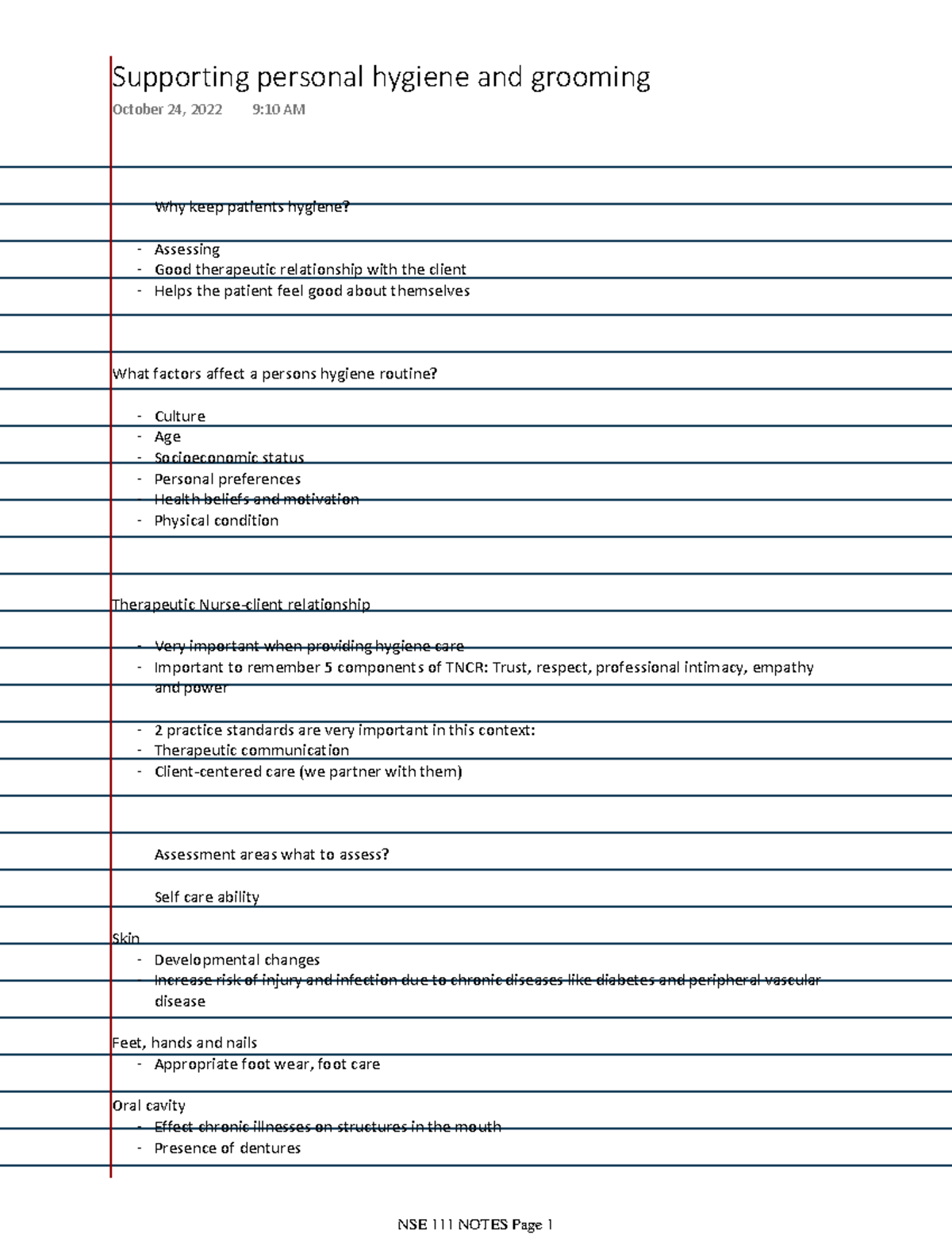 Supporting personal hygiene and grooming - Why keep patients hygiene ...