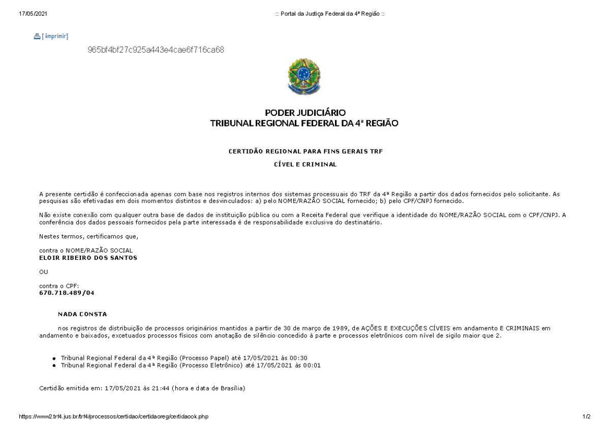 Portal da Justiça Federal da 4ª Região - trf4.jus/trf4/processos ...
