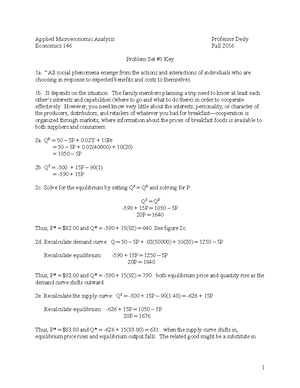 Final Exam Notes - ECO 146 - Studocu