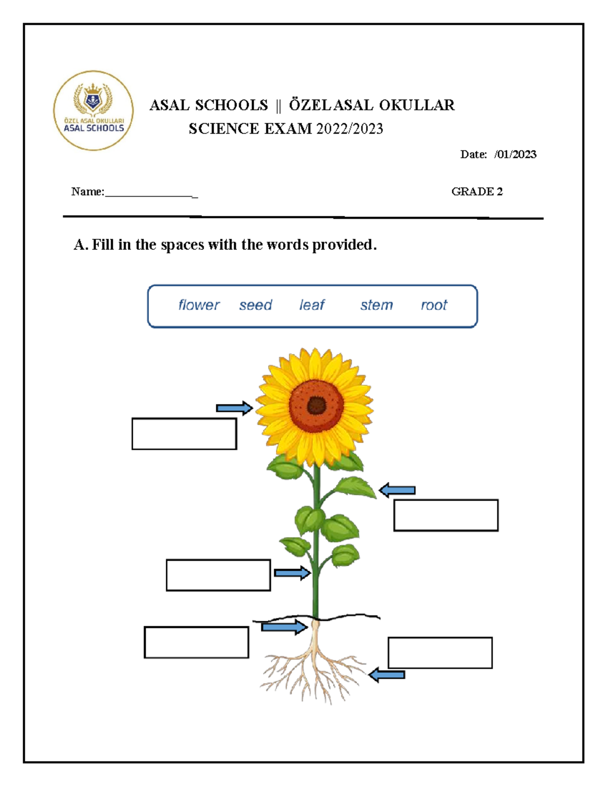 Grade 2 Final Science EXAM - Organizational Behavior - ASAL SCHOOLS ...