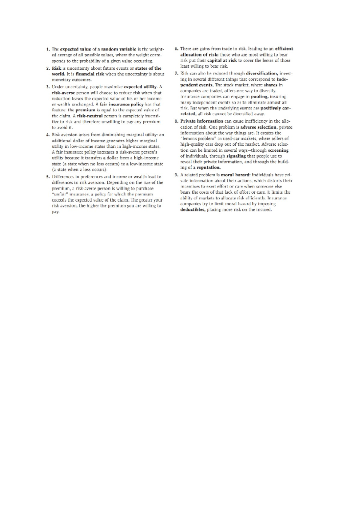 Chp 21 - point form - eco101 - Studocu