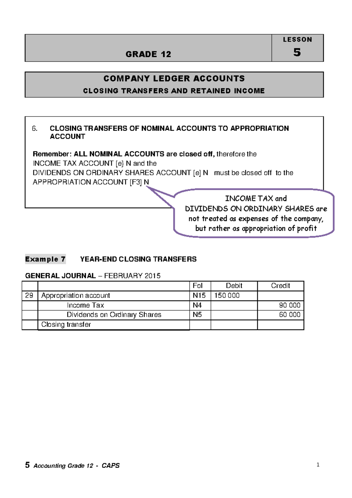 5.2 - notes w1 - comp ledger - GRADE 12 LESSON 5 COMPANY LEDGER ...