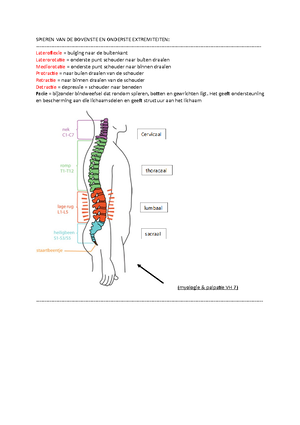 Leerlijn anatomie - Leerlijn anatomie Lichaamsvlakken en assen ...