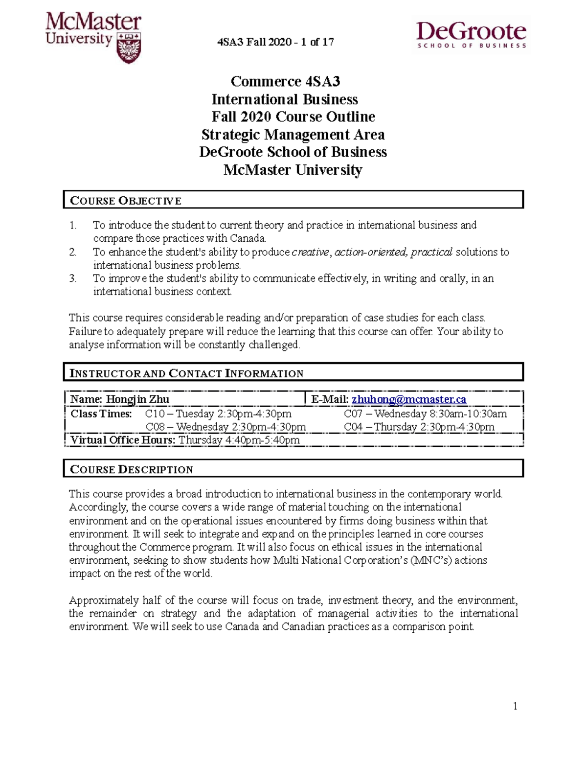 4sa3-converted - Class assesment - Commerce 4SA International Business ...