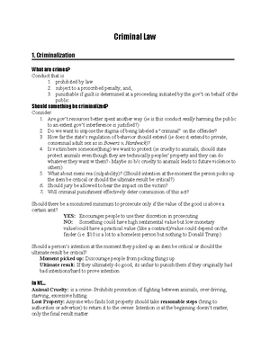 Theft - Outline - Common Law Robbery 1) Trespassory Taking; and 2 ...