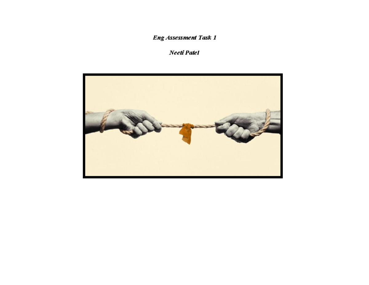 Yr 11 common mod eng adv Through Her Eyes - Eng Assessment Task 1 Neeti ...