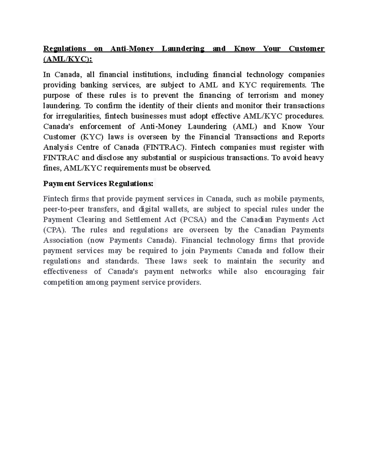 Regulations on Anti - Regulations on Anti-Money Laundering and Know ...