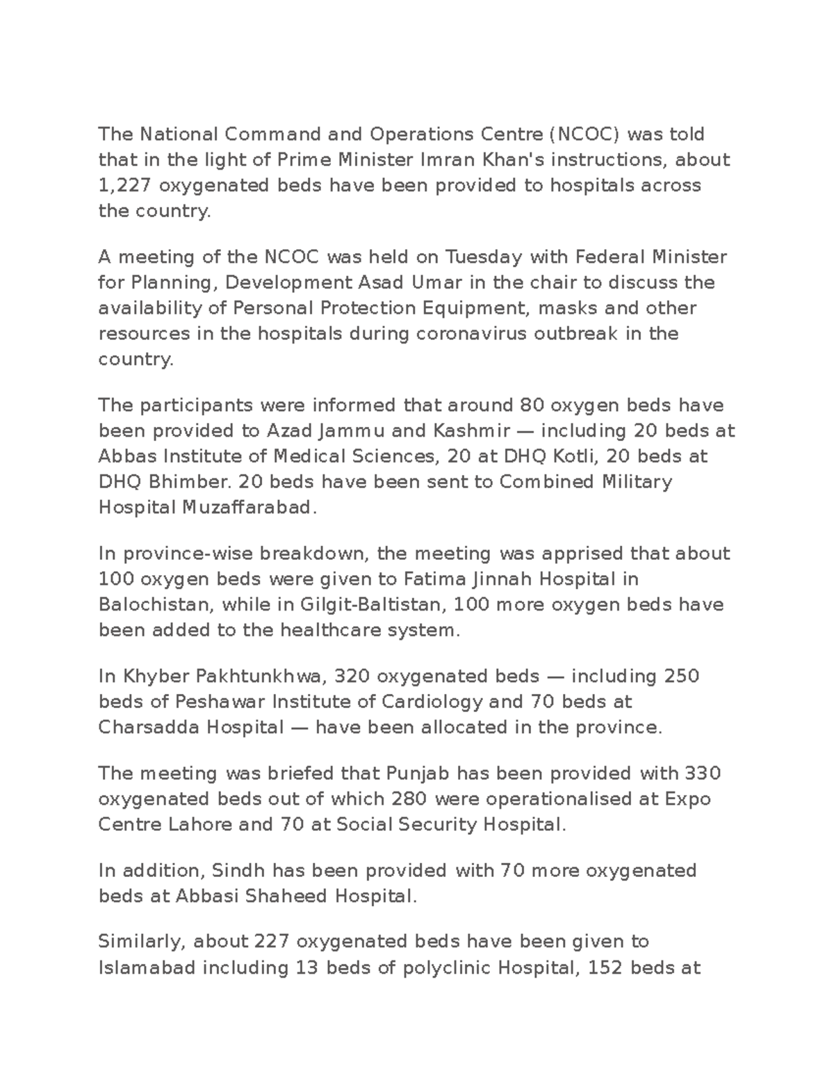 5 - Lecture notes - The National Command and Operations Centre (NCOC ...