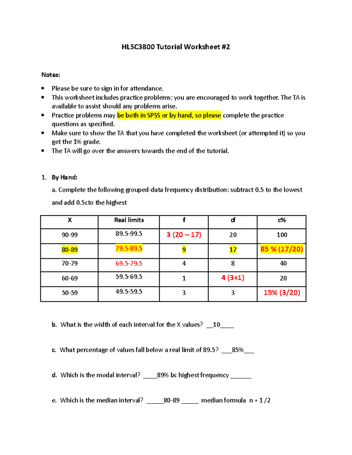 Tutorial 2 - HLSC3800 Tutorial Worksheet Notes: Please be sure to sign ...