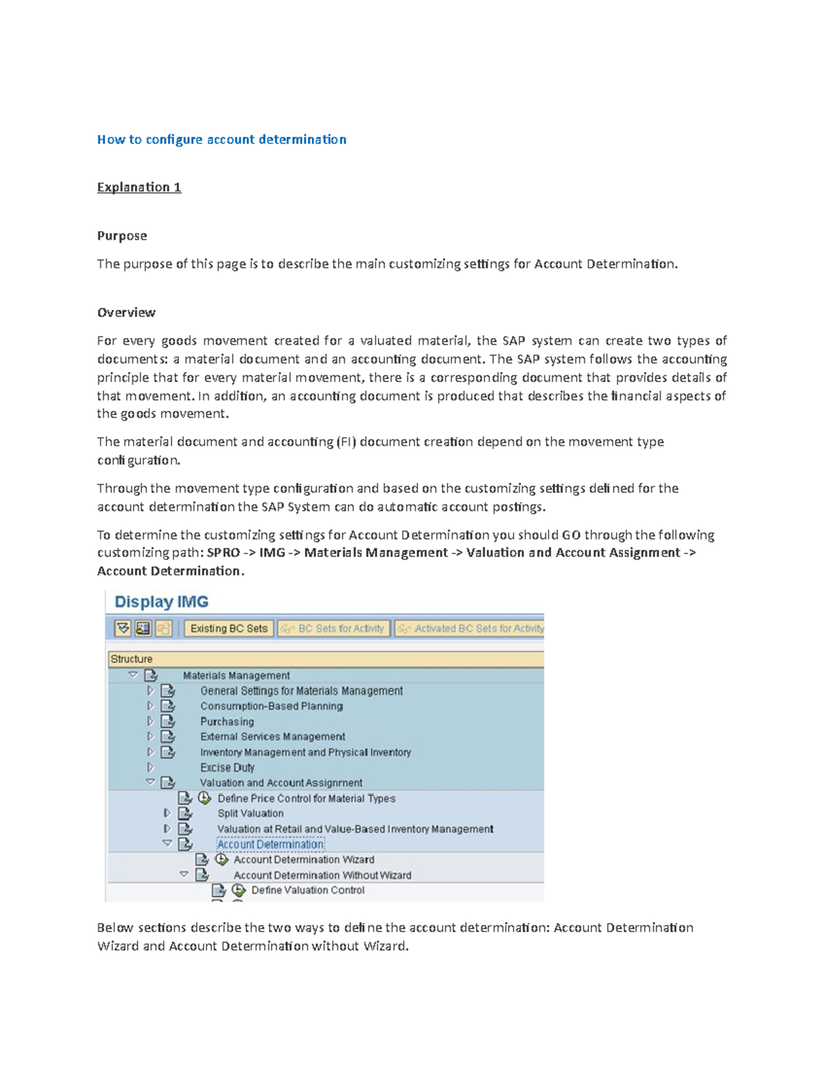 Account Determination-SAP MM for condition calculation - How to ...