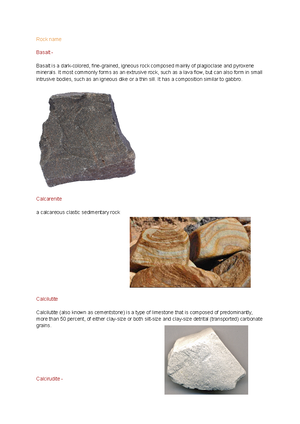Igneous Rocks Classification Student Handout - NAMING AND CLASSIFYING ...