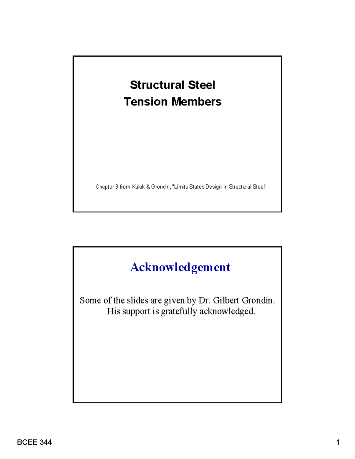 Lec 3 Structural Steel Tension Members - Structural Steel Tension ...