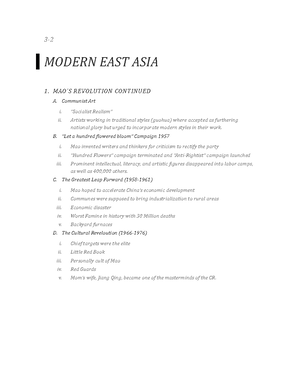Modern East Asia Notes - 3- MODERN EAST ASIA 1. HEADING 1 To get ...