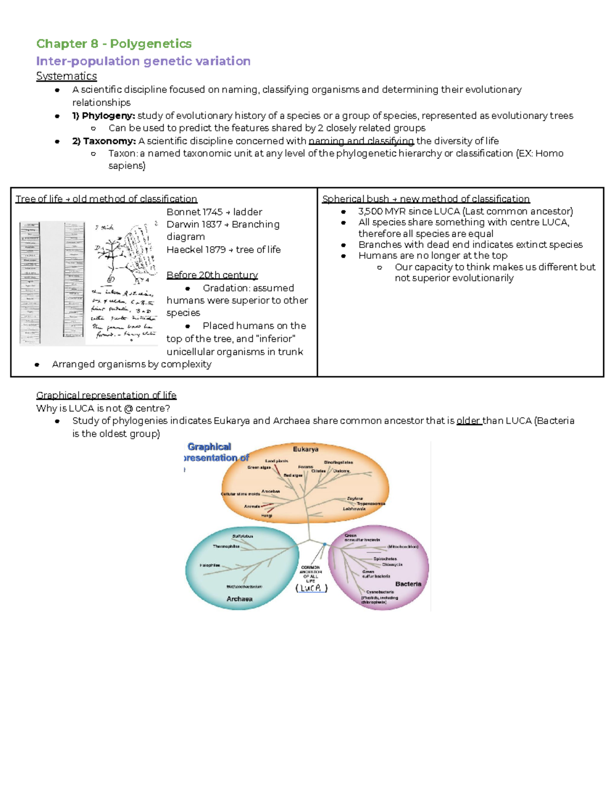 Chapter 8 - Polygenics - Lecture notes 10 - Chapter 8 - Polygenetics ...