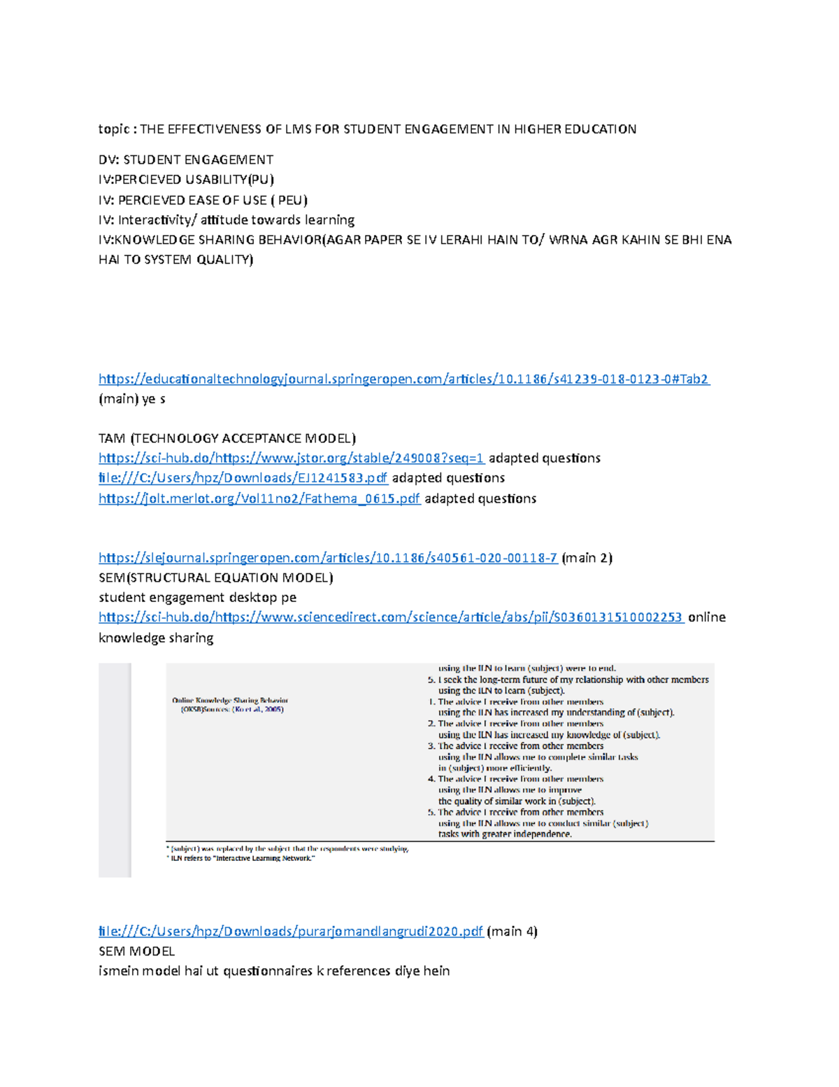 Hope - this is the rough lecture of my research notes - topic : THE ...