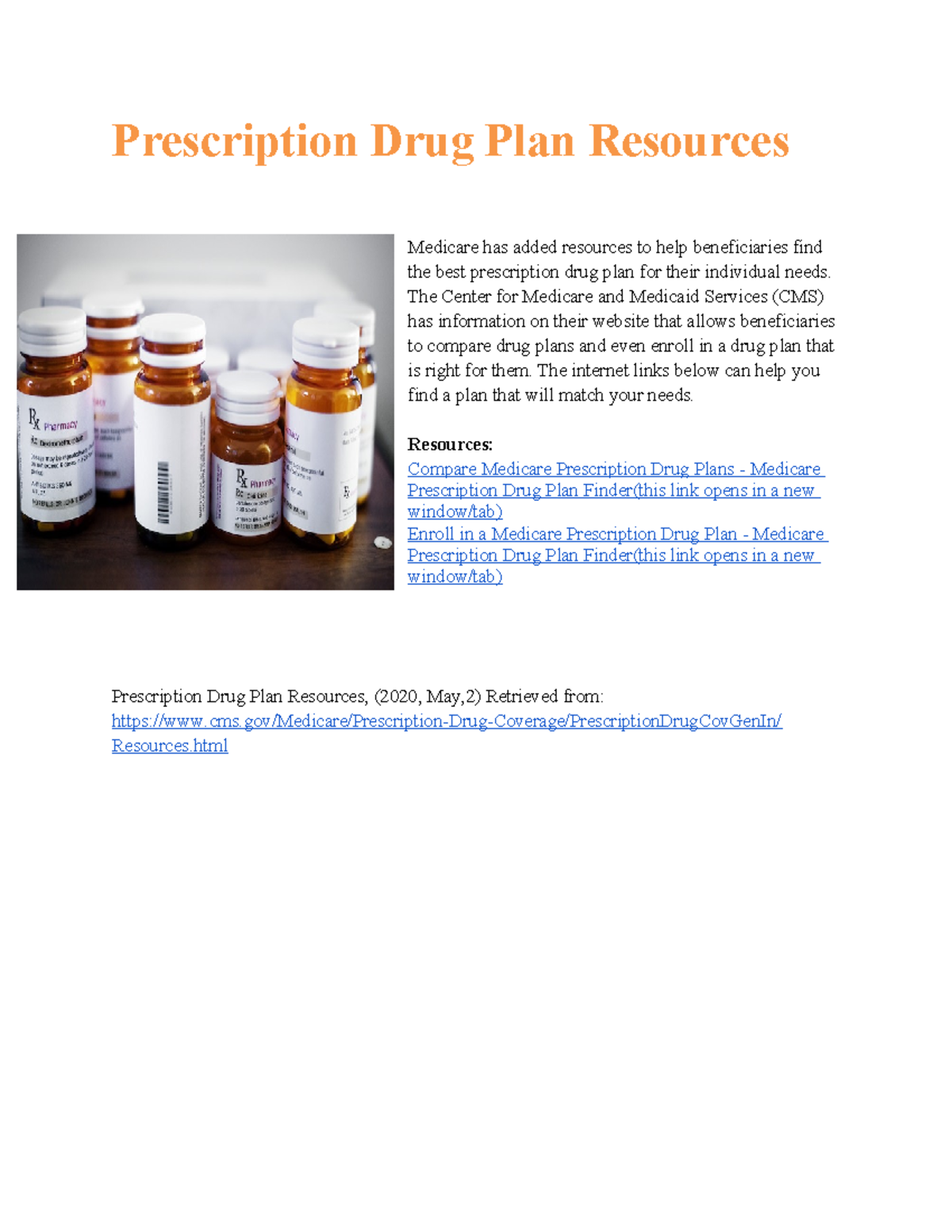 Kiara Freeman-CI1000 Drug Plan Flyer WK5 - Prescription Drug Plan ...