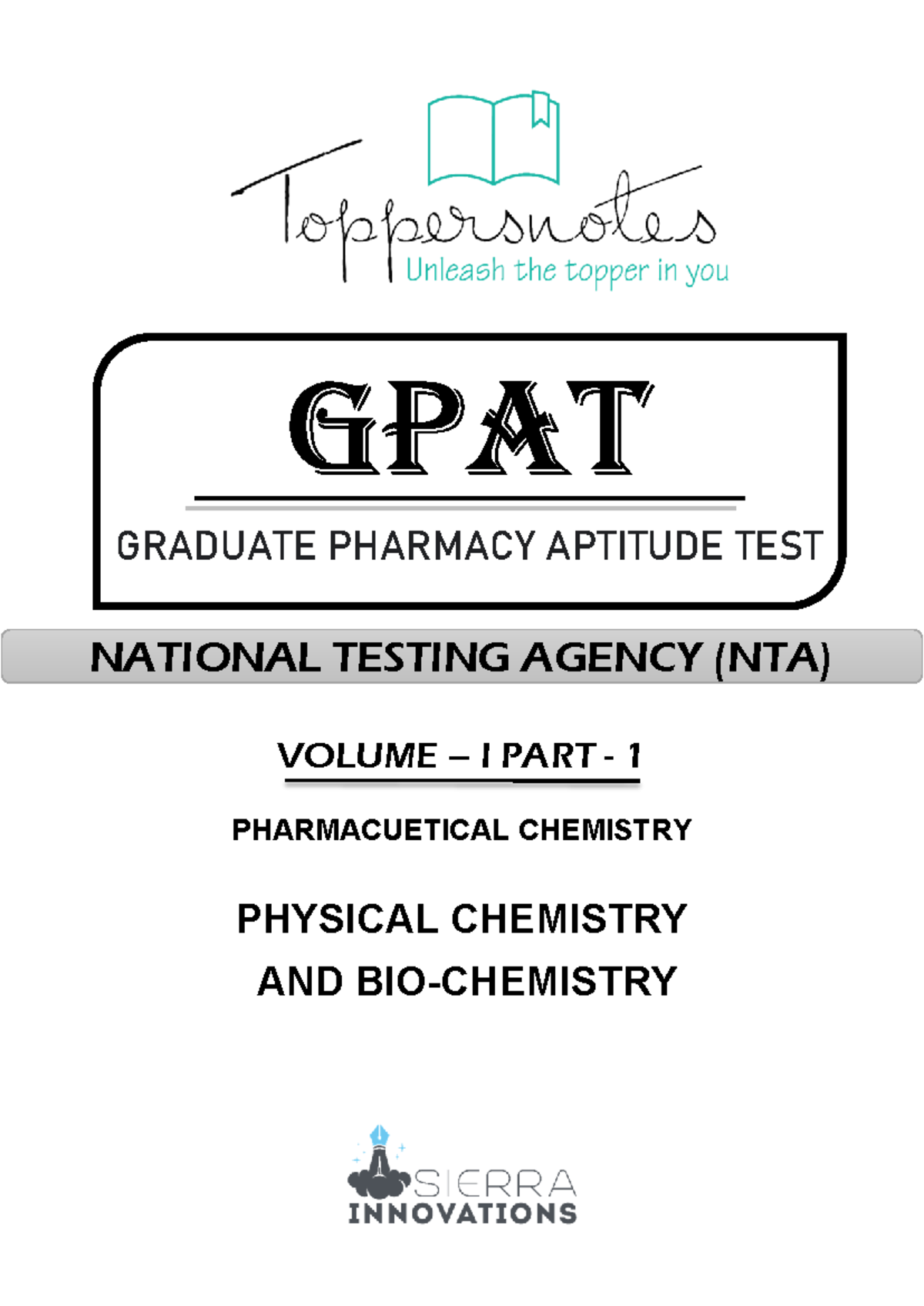 GPAT- Volume-1 - GPAT GRADUATE PHARMACY APTITUDE TEST NATIONAL TESTING ...