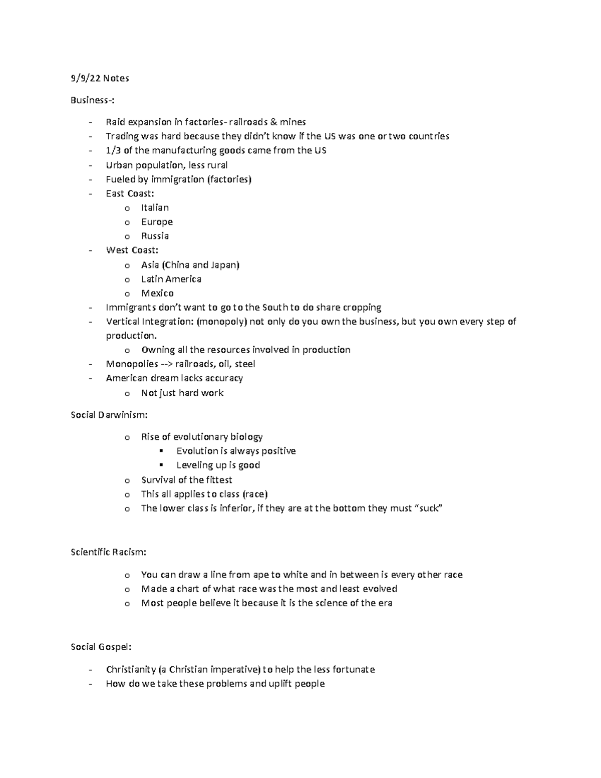 Notes Week 2- MJ Guzman - 9/9/22 Notes Business-: Raid expansion in ...