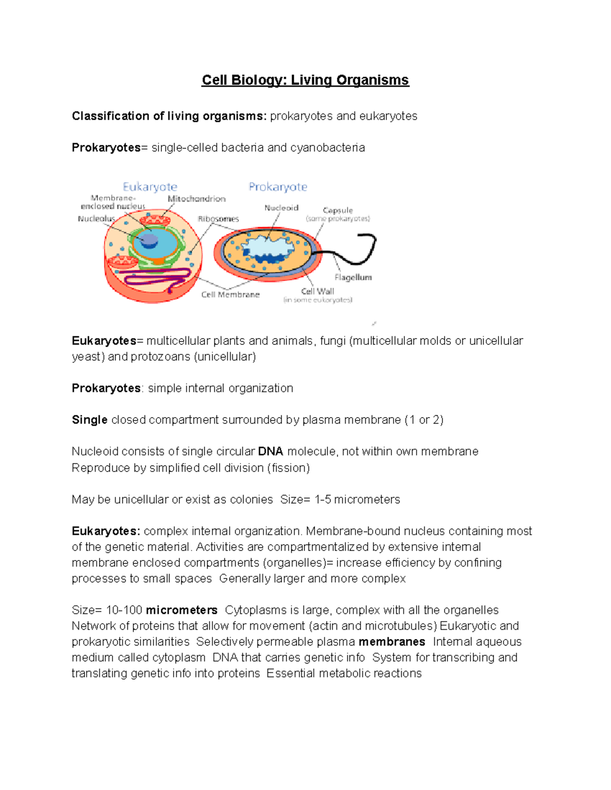 Cell Biology Living Organisms - Cell Biology: Living Organisms ...