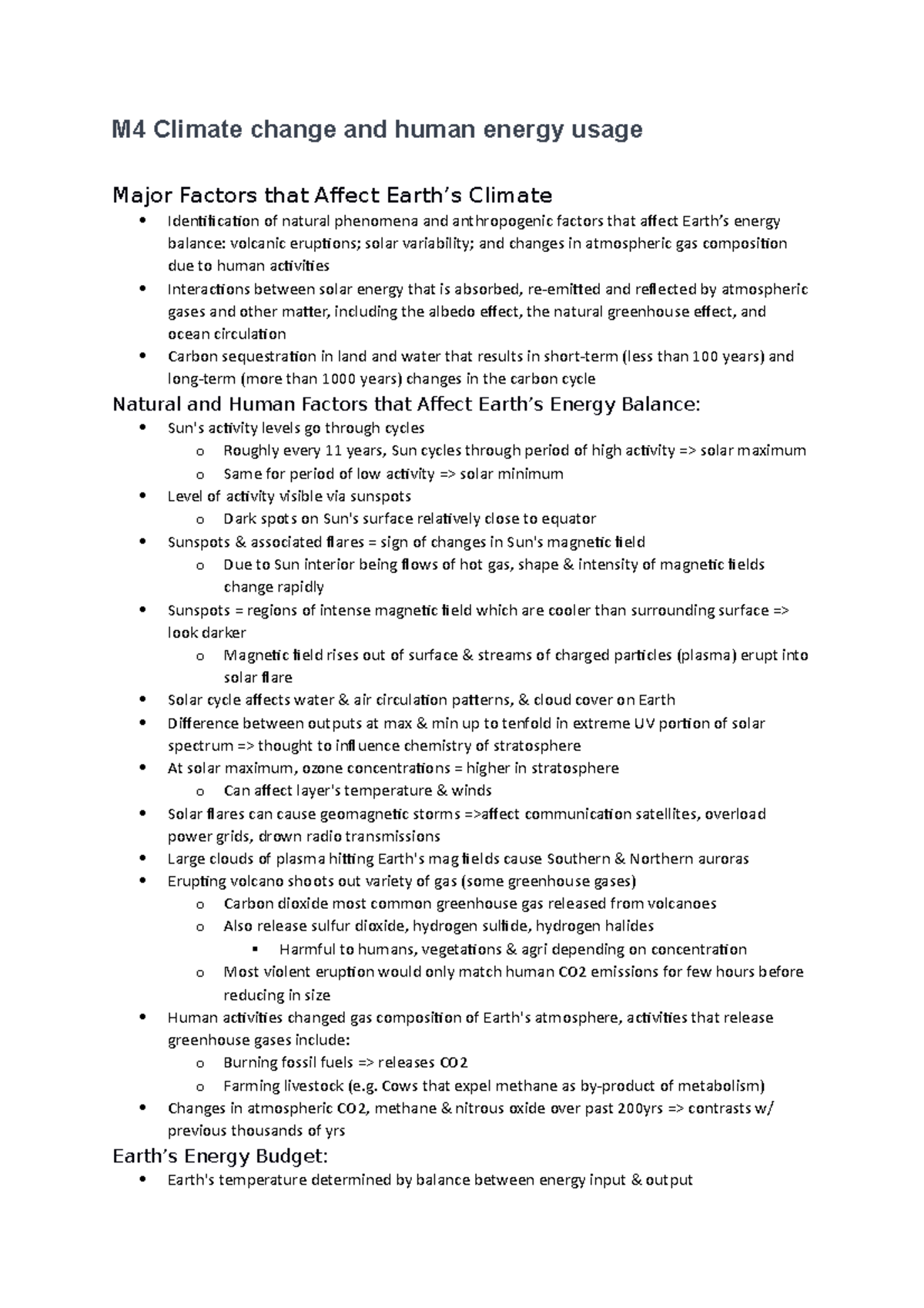 ENS103 Module 4 Climate change and human energy usage - M4 Climate ...