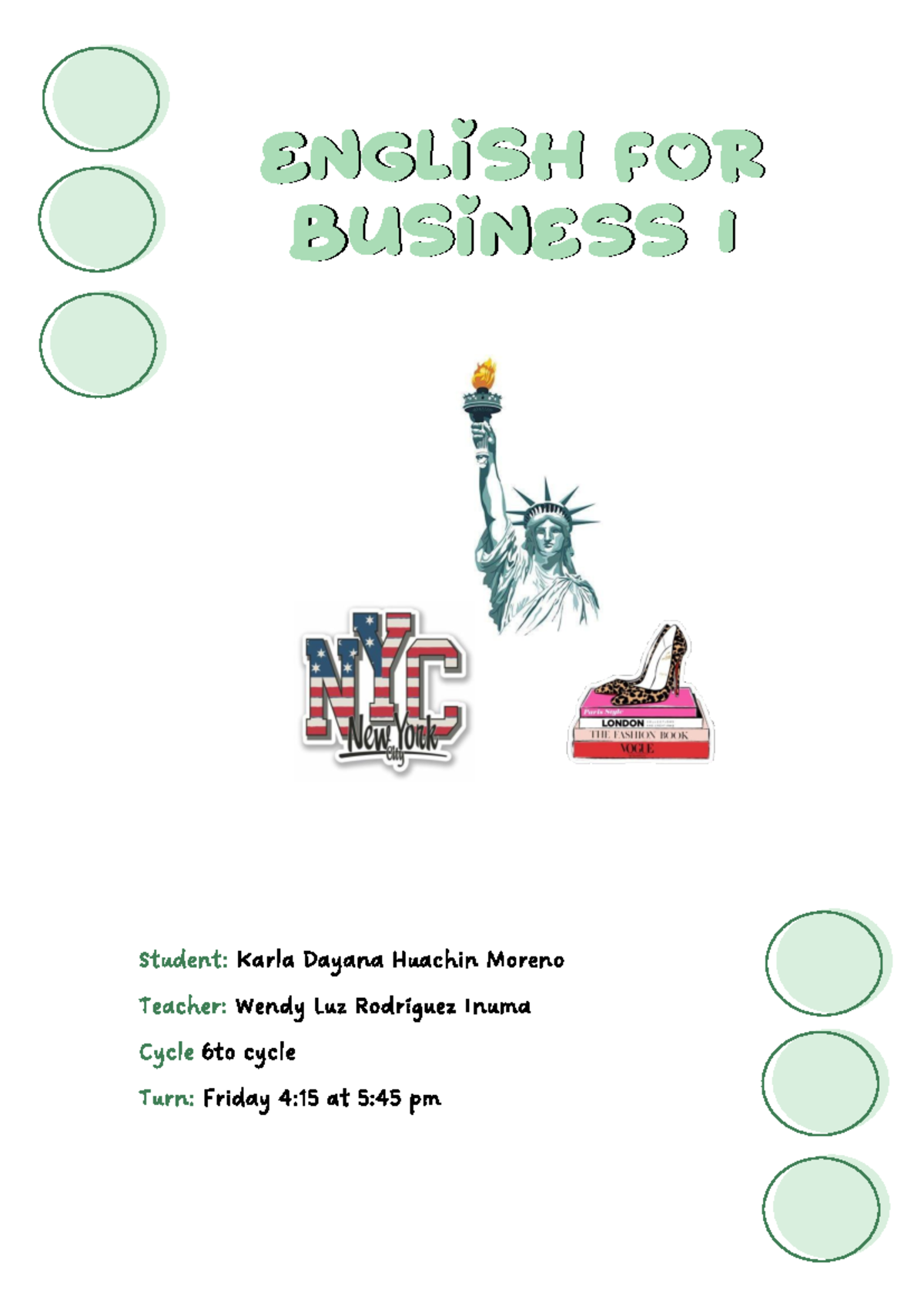 English FOR Bussines I - BOOK Activity - English For Business I English ...