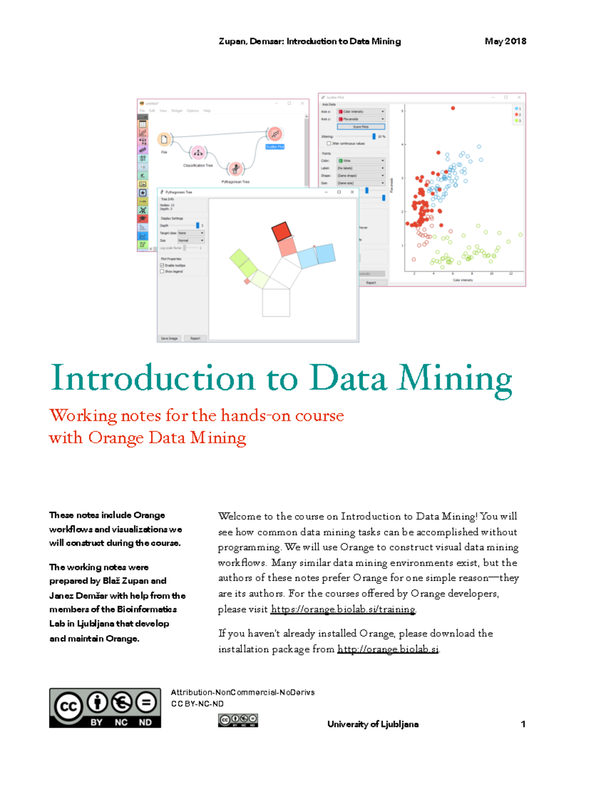 Data Mining Notes - DMNs - Welcome to the course on Introduction to ...