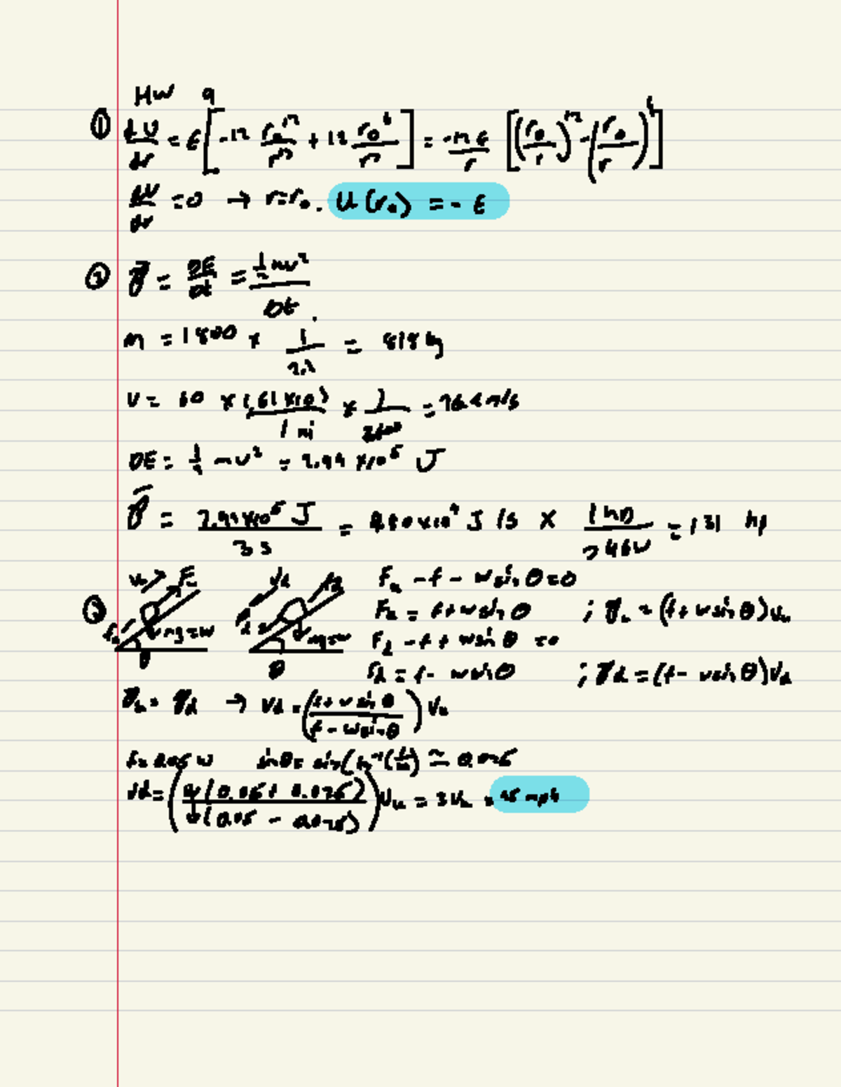 Honors physics-5 - Physics Homework Problems - & EnE +1. EE v = 0v,vi(r ... Honors physics-5 - Physics Homework Problems - & EnE +1. EE v = 0v,vi(r ...