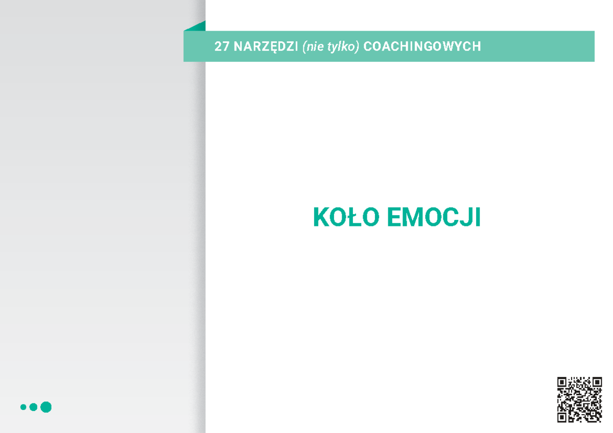 Kolo emocij komplet - koło emocji i karty talentów psychologia emocji ...