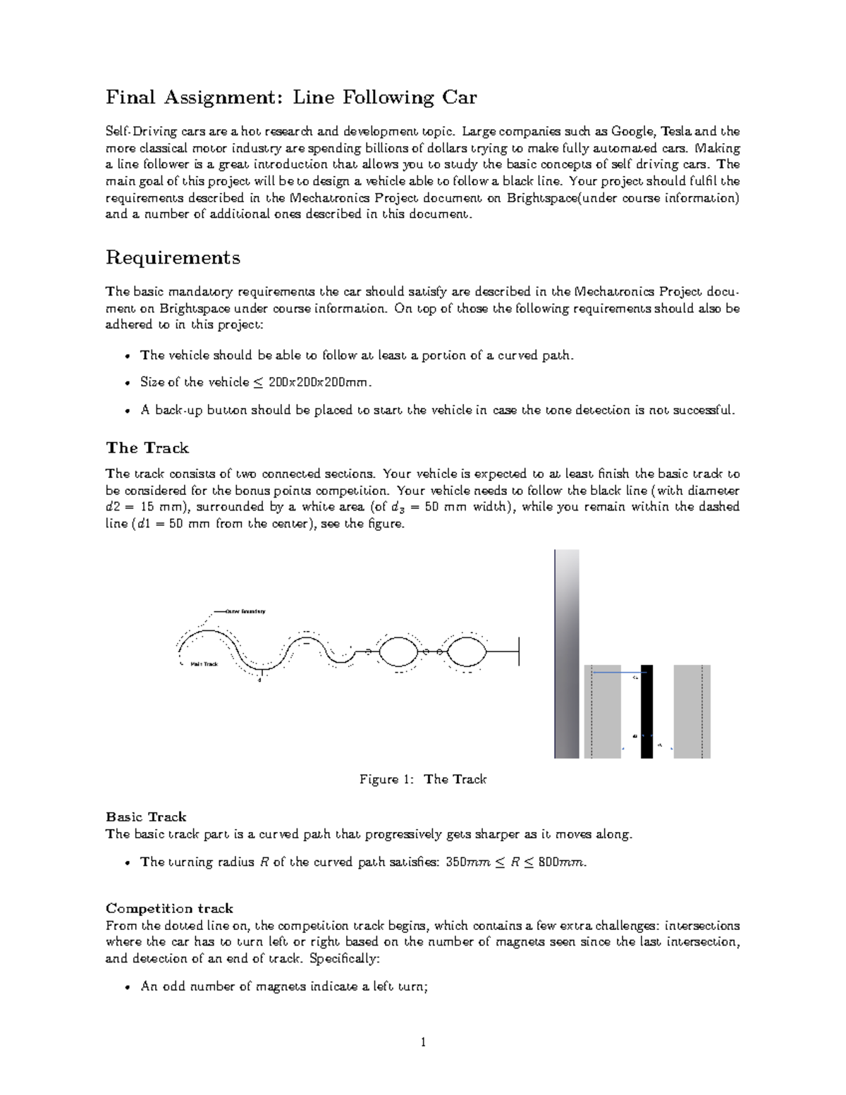 Line Follower - Final Assignment: Line Following Car Self-Driving cars ...