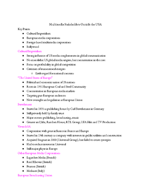 Global Communication Notes - Module 1 - Chapter 1: Global Communication ...