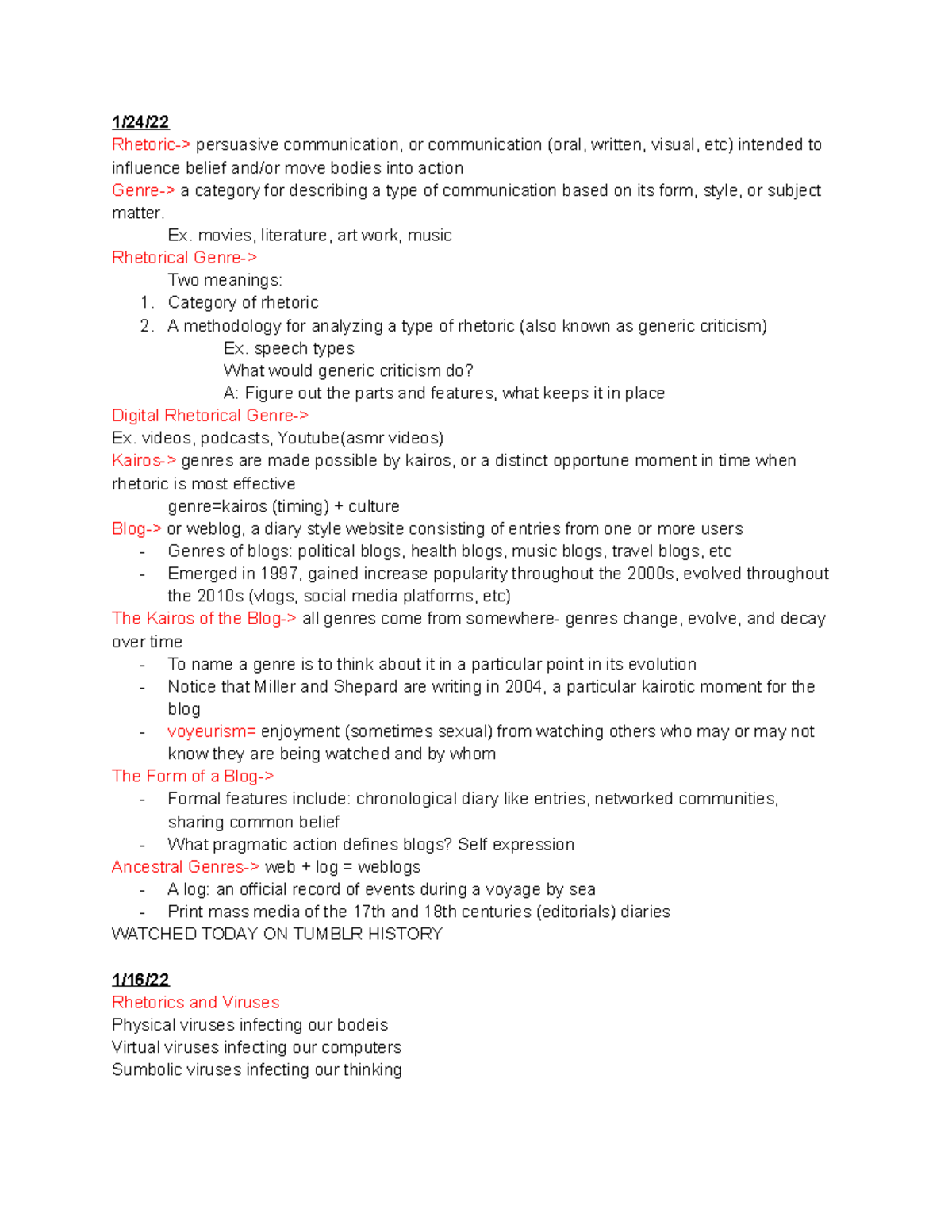 Class Notes Test 1 - Deprecated API usage: The SVG back-end is no ...