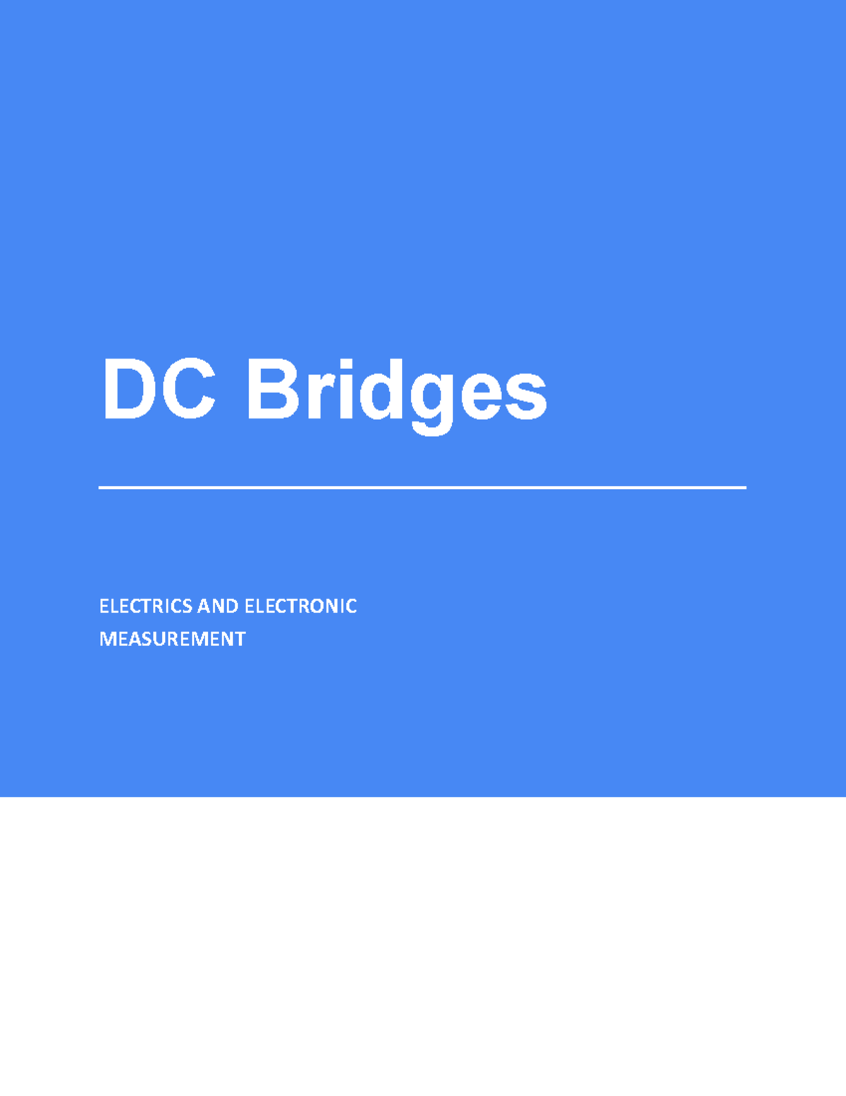 DC Bridges - design of dc current brdges - Copyright © 2014-2020 ...