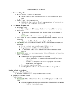 Cohen, Chapter 1 - Lecture Notes - Chapter 1: The Sociology Of Family ...