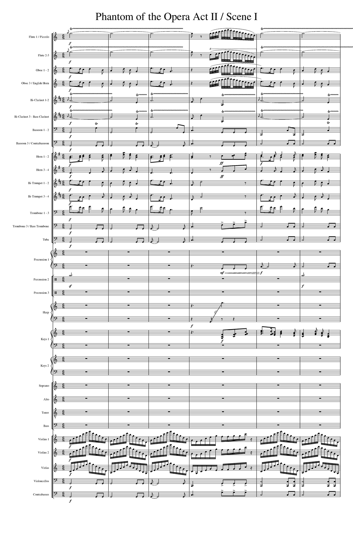 Phantom of the Opera Act II Scene I - - Studocu