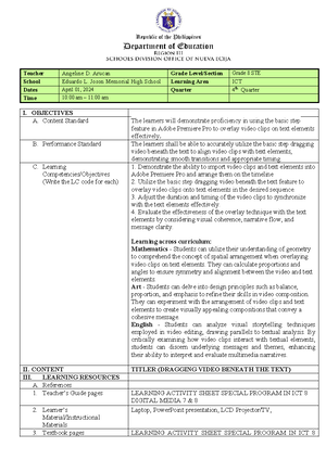 Gr - hdbdbd - Environmental Science Quarter 2 – Module 3 : Indicators ...