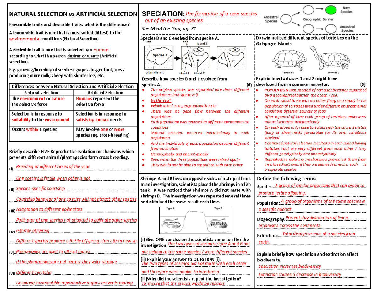 11.2 Formation of a new species-1 - SPECIATION