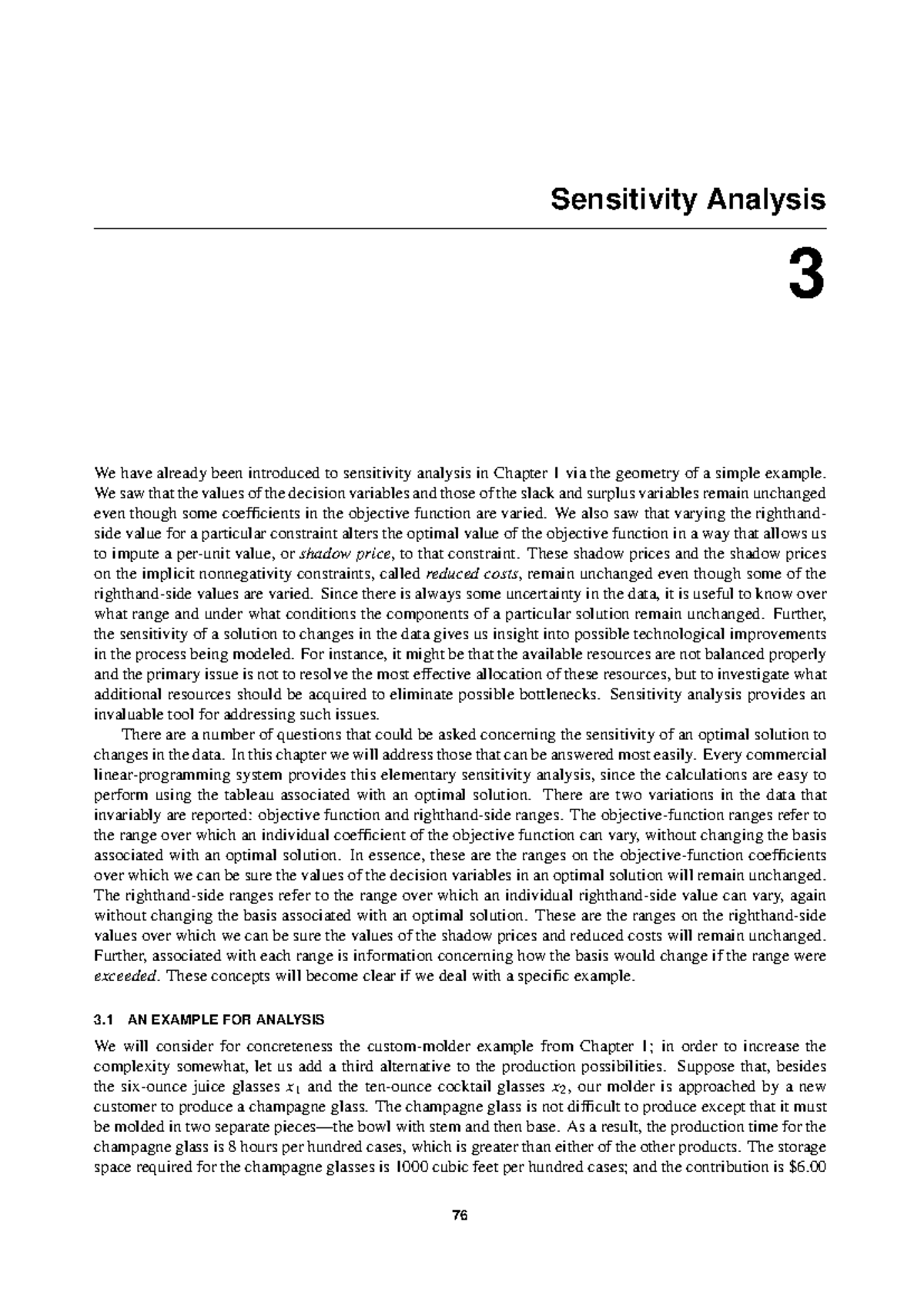 AMP-Chapter-03 - Sensitivity Analysis 3 We have already been introduced ...