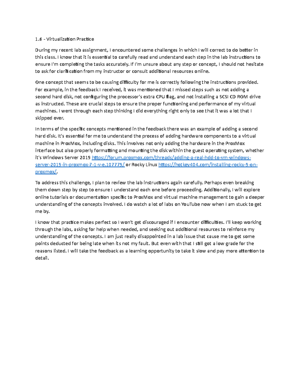 assignment virtual computing examples - 1 - Virtualization Practice ...
